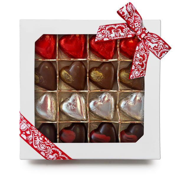 Four Flavor Truffle Hearts - André’s Confiserie Suisse